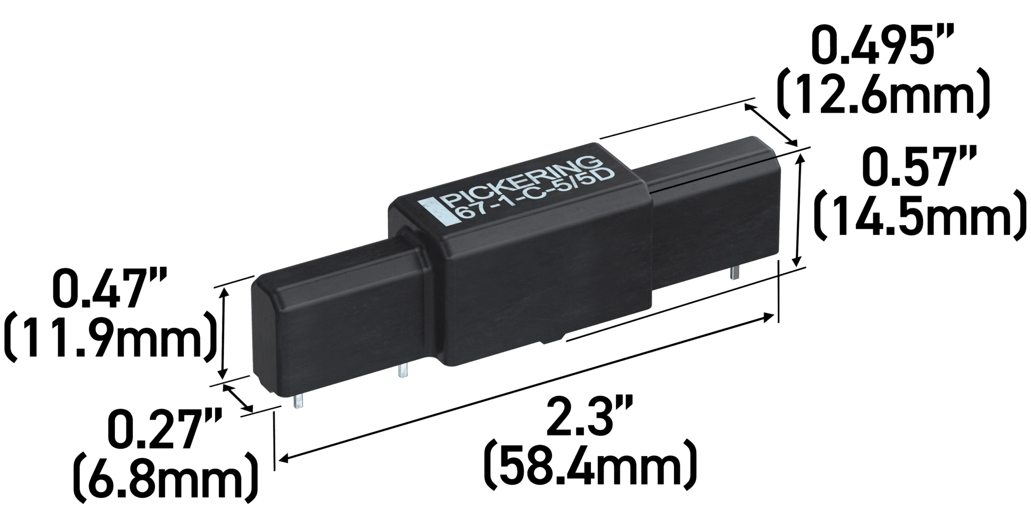 New HV SPDT Form C Reed Relays - Pickering Electronics Ltd