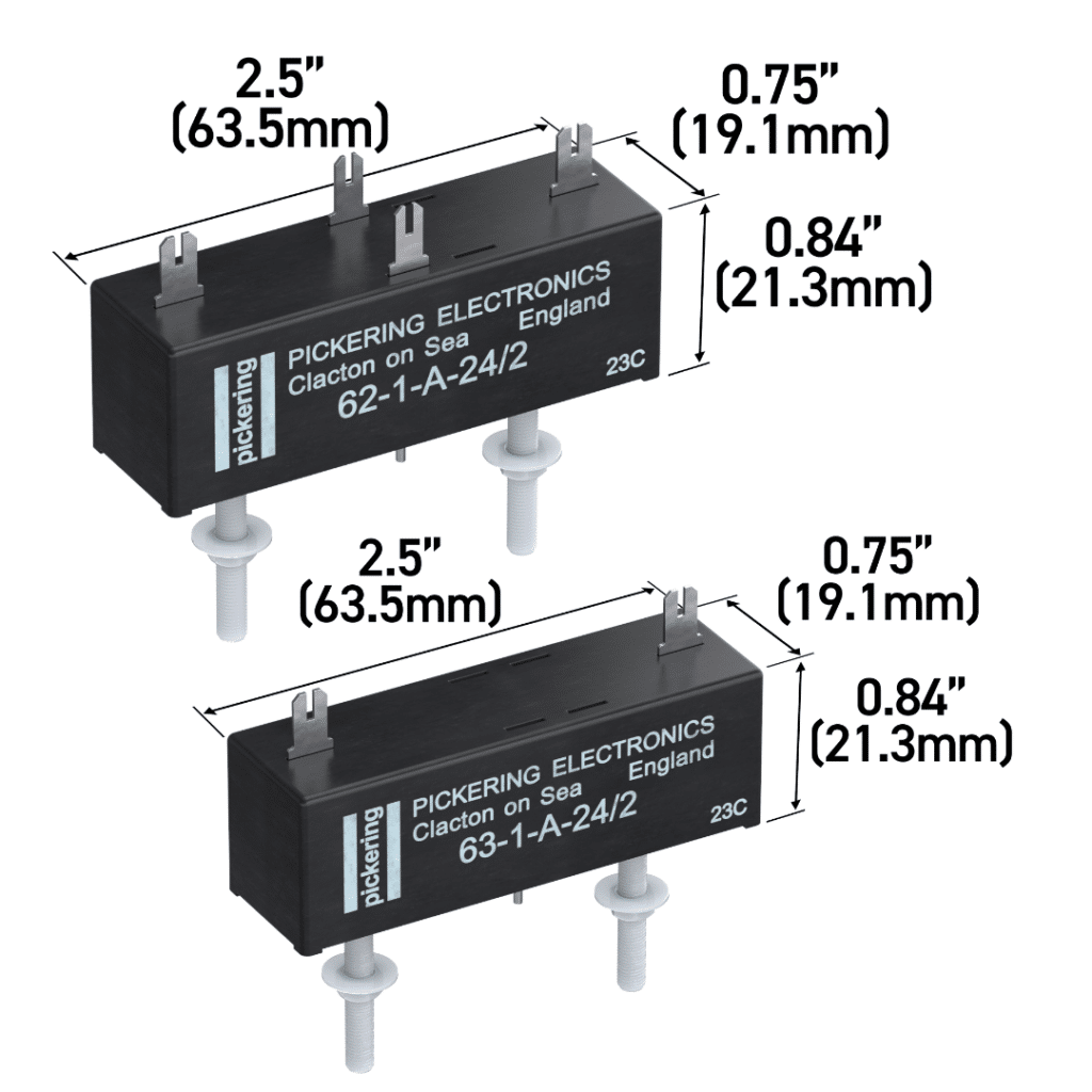 Pickering Reed Relays - Series 62 & 63 - High Voltage Reed Relay