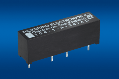 Pickering extends stand-off voltagefor popular Series 104 high voltage reed relays - Pickering ...