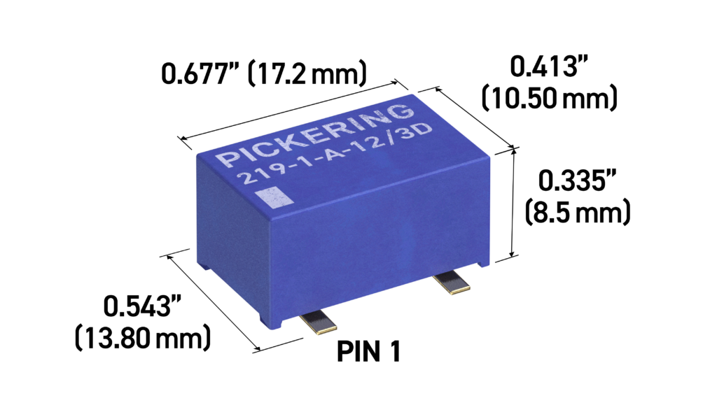 Pickering Reed Relays - Series 219 - High Voltage Surface Mount