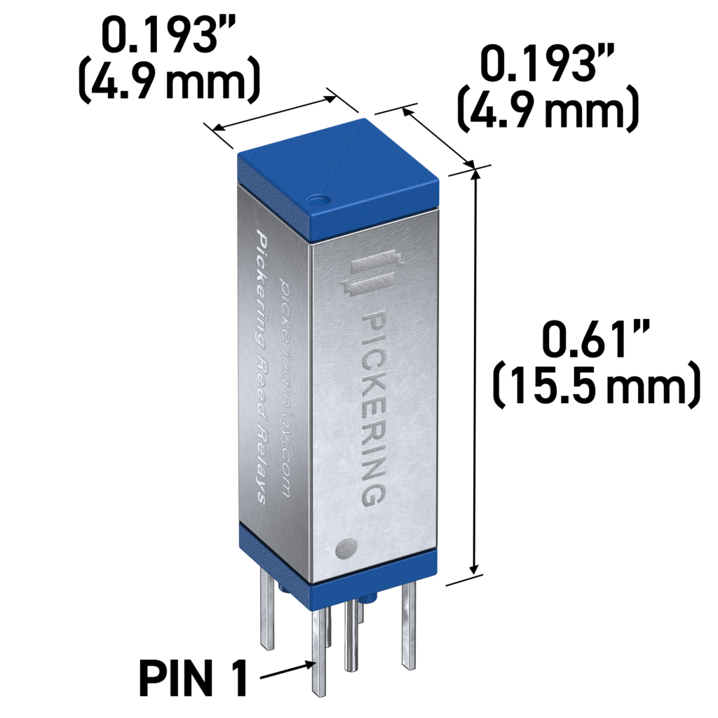 Series 125 Reed Relay - DPST up to 20 Watts Switching